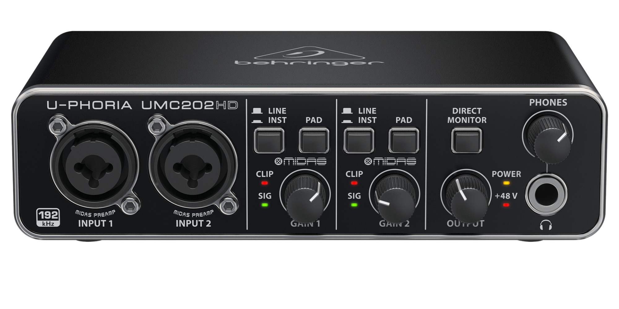 Interface de áudio Behringer UMC 202 HD - Equipamentos para DJs é Aqui