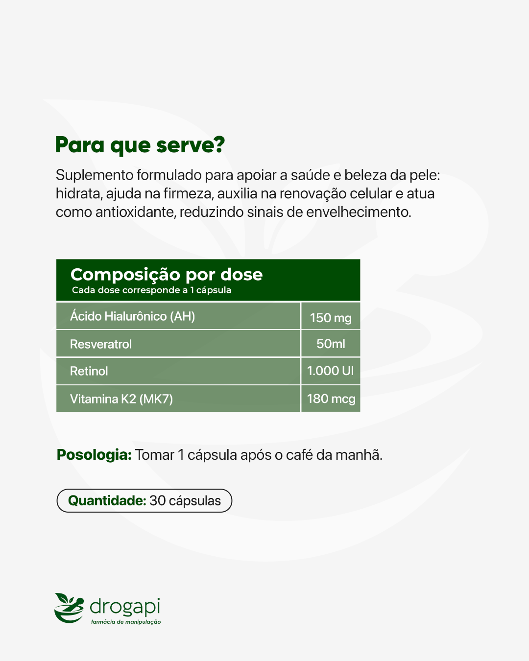 Renove a sua beleza de dentro para fora! - Drogapi