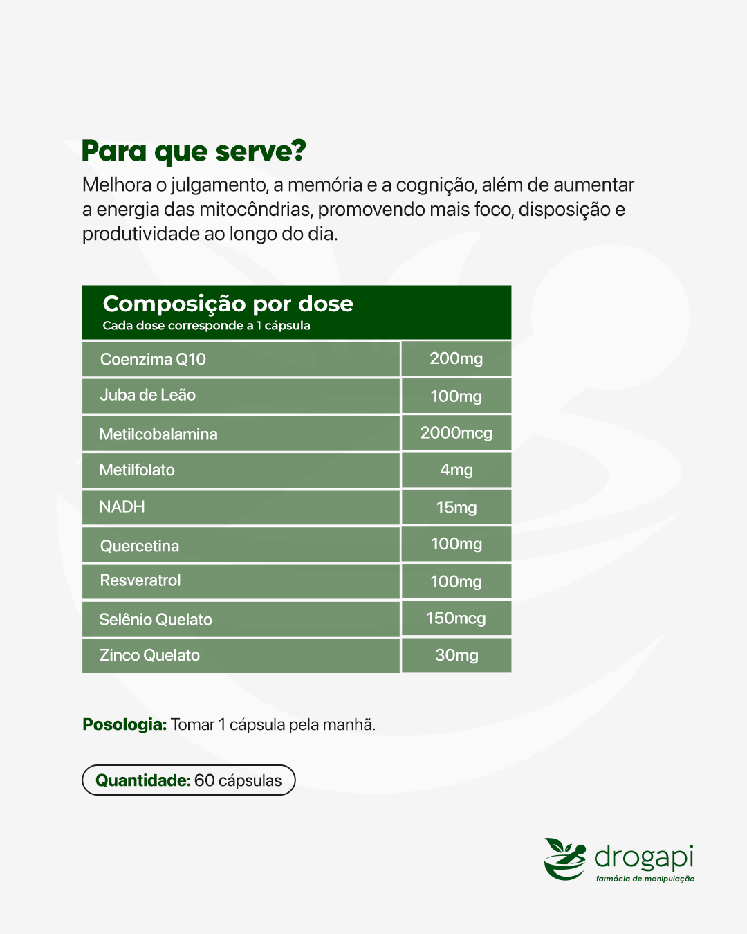 Mega Brain - Drogapi