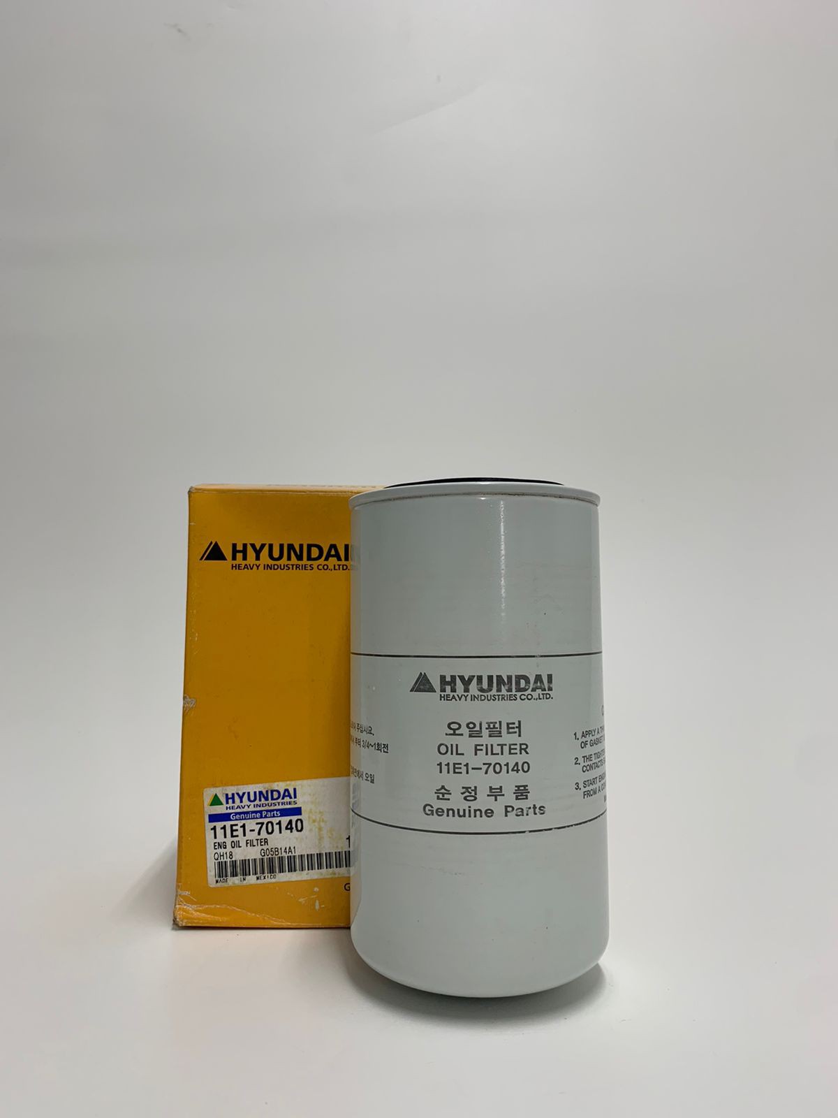 Filtro de óleo lubrificante - 11E1-70140 - 33HDLL, HL740-7, HL740TM-7 ...