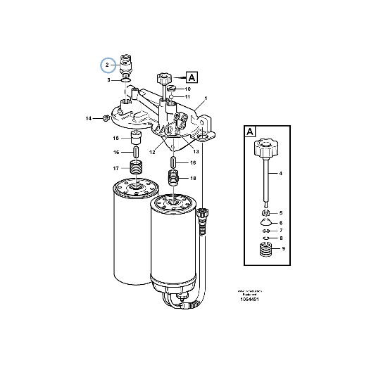 20484678 - Sensor de Pressão - EC360B, EC360C, EC460B, EC460C EC700B ...