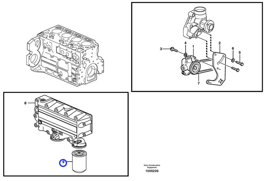 11708555 - Filtro de Combustível - L50E, L60E, L70E, L90E, L110E, L120E ...