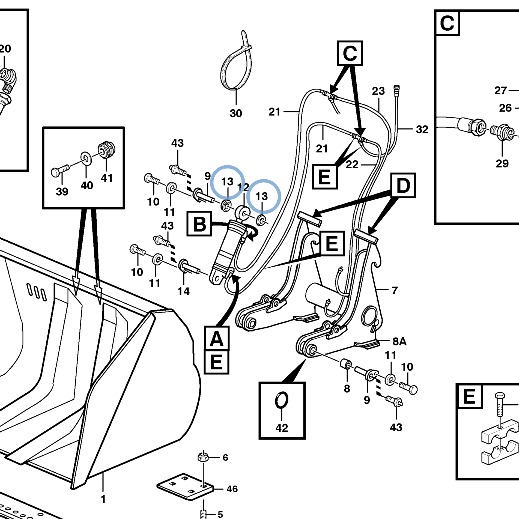 4782563 - Retentor Volvo CE - L50, L70, L90, L120 - Peças para Veículos ...