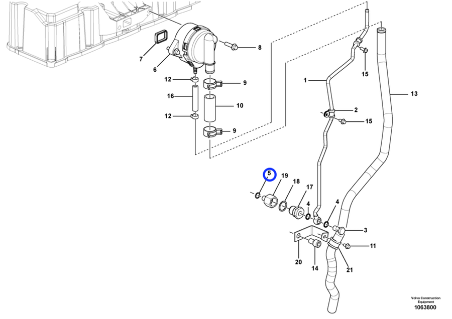 20460061 - Anel de Vedação - L50, L60, L70, L90, L105, L110, L120 ...