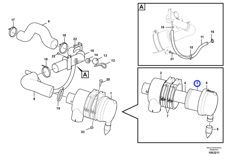 800104248 | 11110283 - Filtro de Ar Primário - BL60 , BL61 , BL61PLUS ...