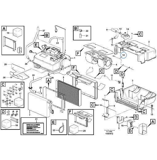 16688307 - Sensor do Ar Condicionado - L60 , L70 , L90 , L110 , L120 ...