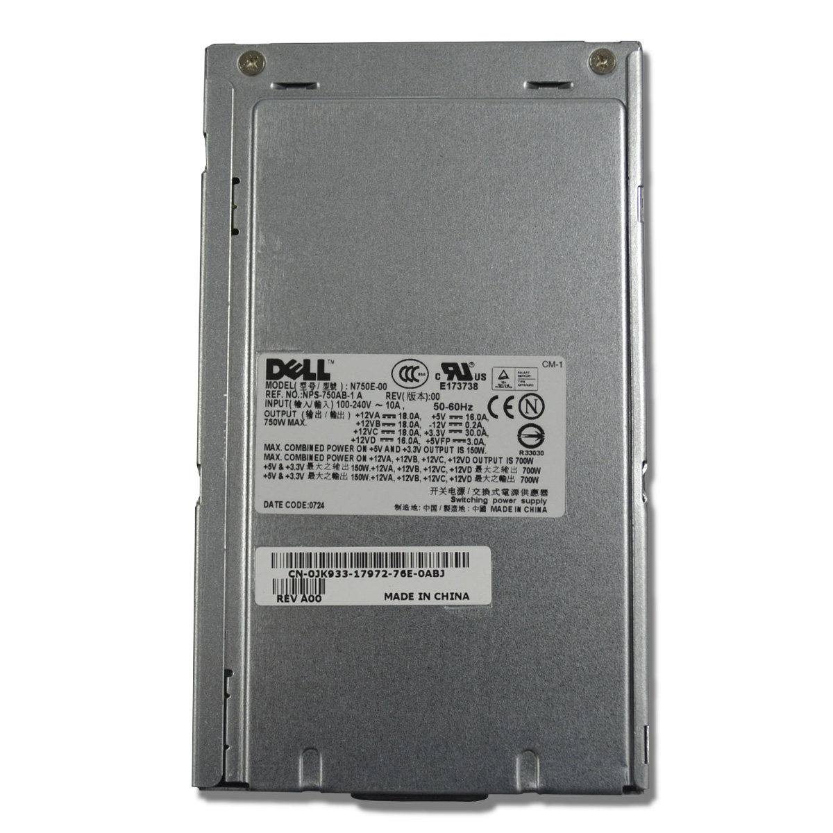 Fonte Dell 750w PowerEdge SC1430 N750E-00 - Loja Paulicomp - Encontre ...