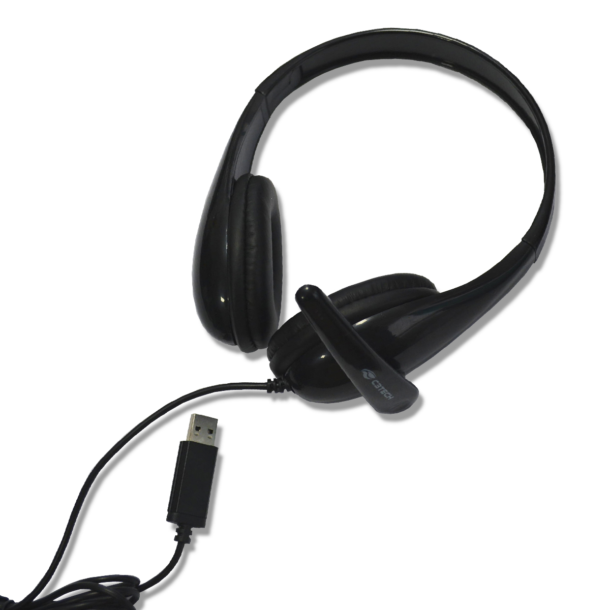 Headset C3Tech C/ Microfone USB PH-340BK - Loja Paulicomp - Encontre os ...