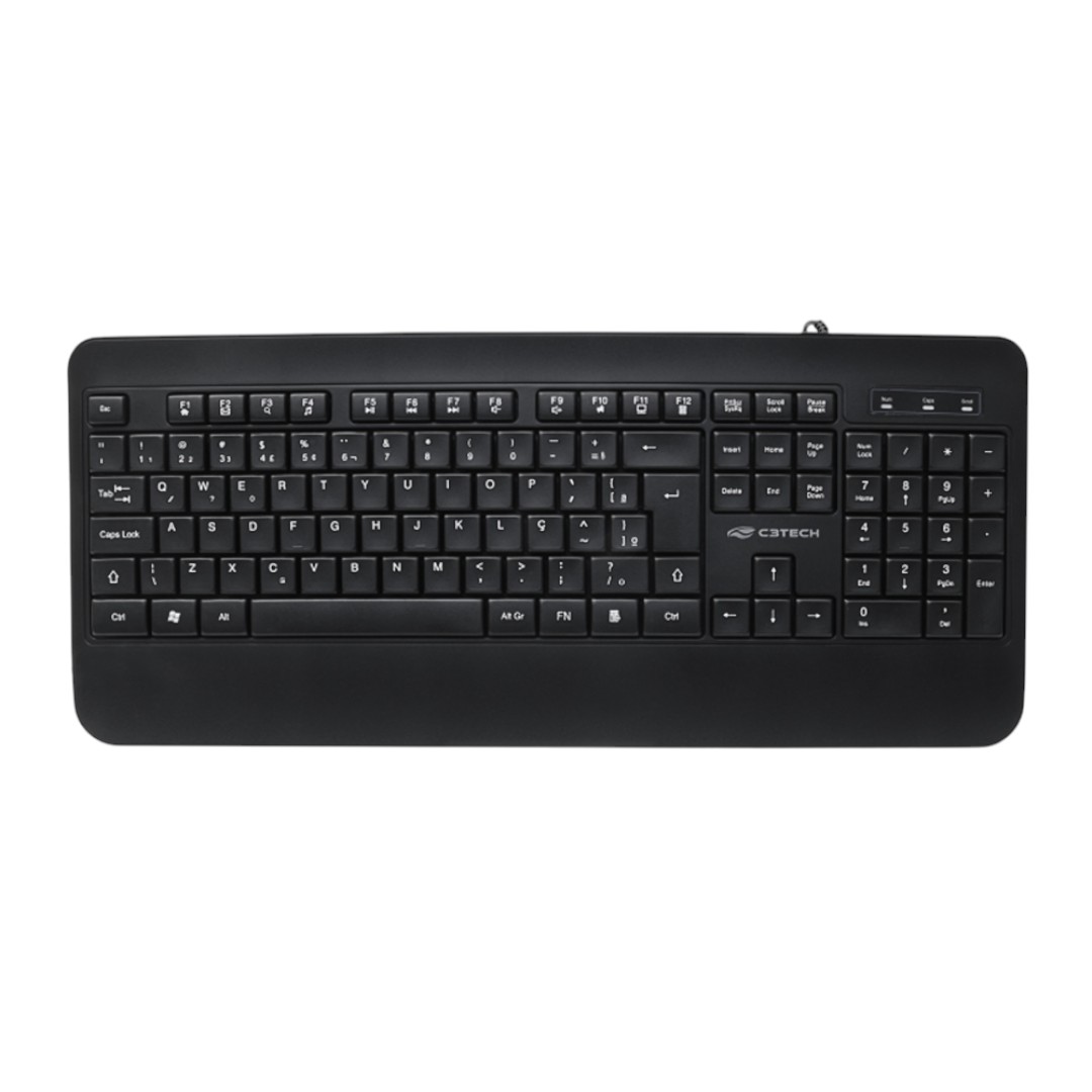 TECL USB MULT KB-M100BK PRETO C3T - Loja Paulicomp - Encontre os ...