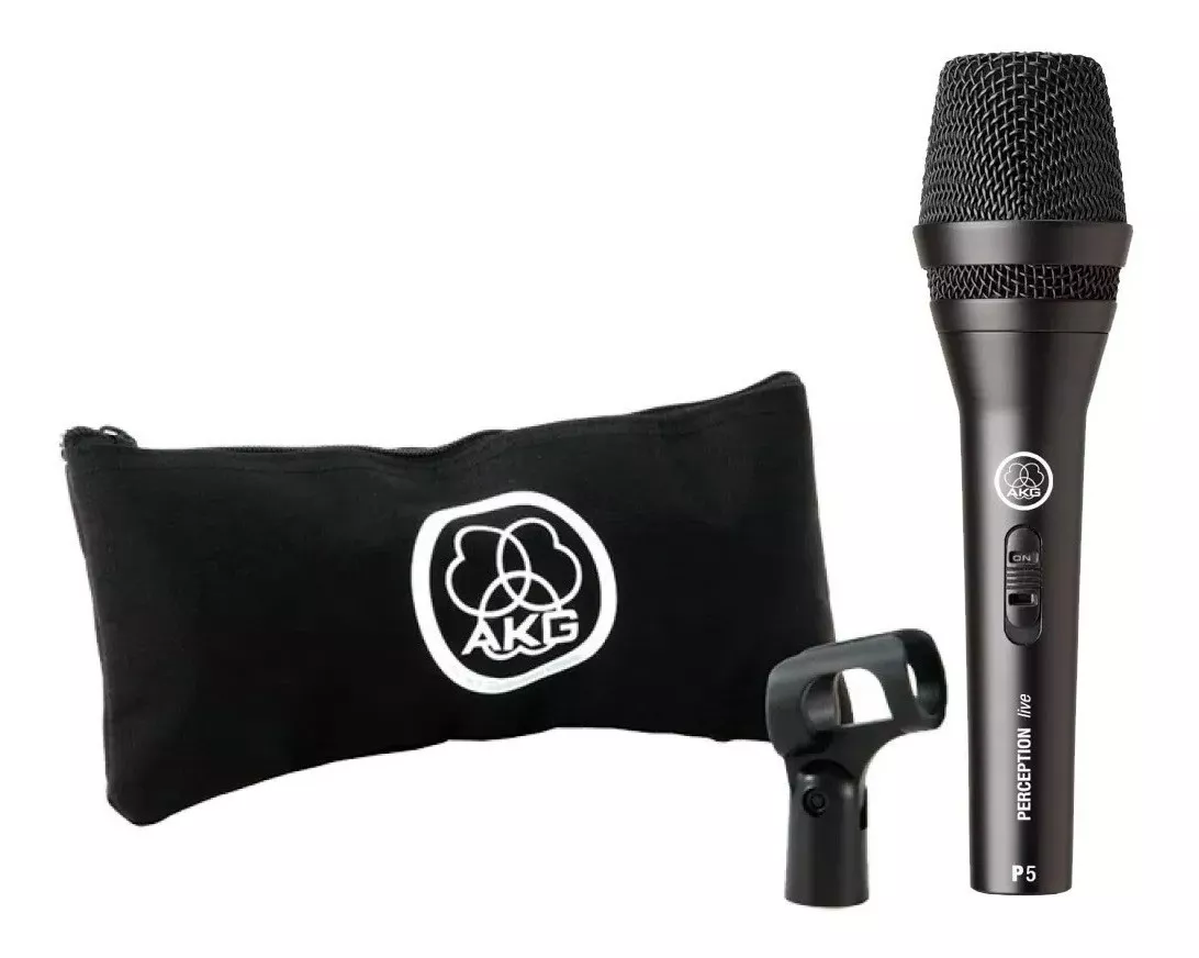 Microfone Dinâmico Profissional Akg P5 S - DCA MUSIC