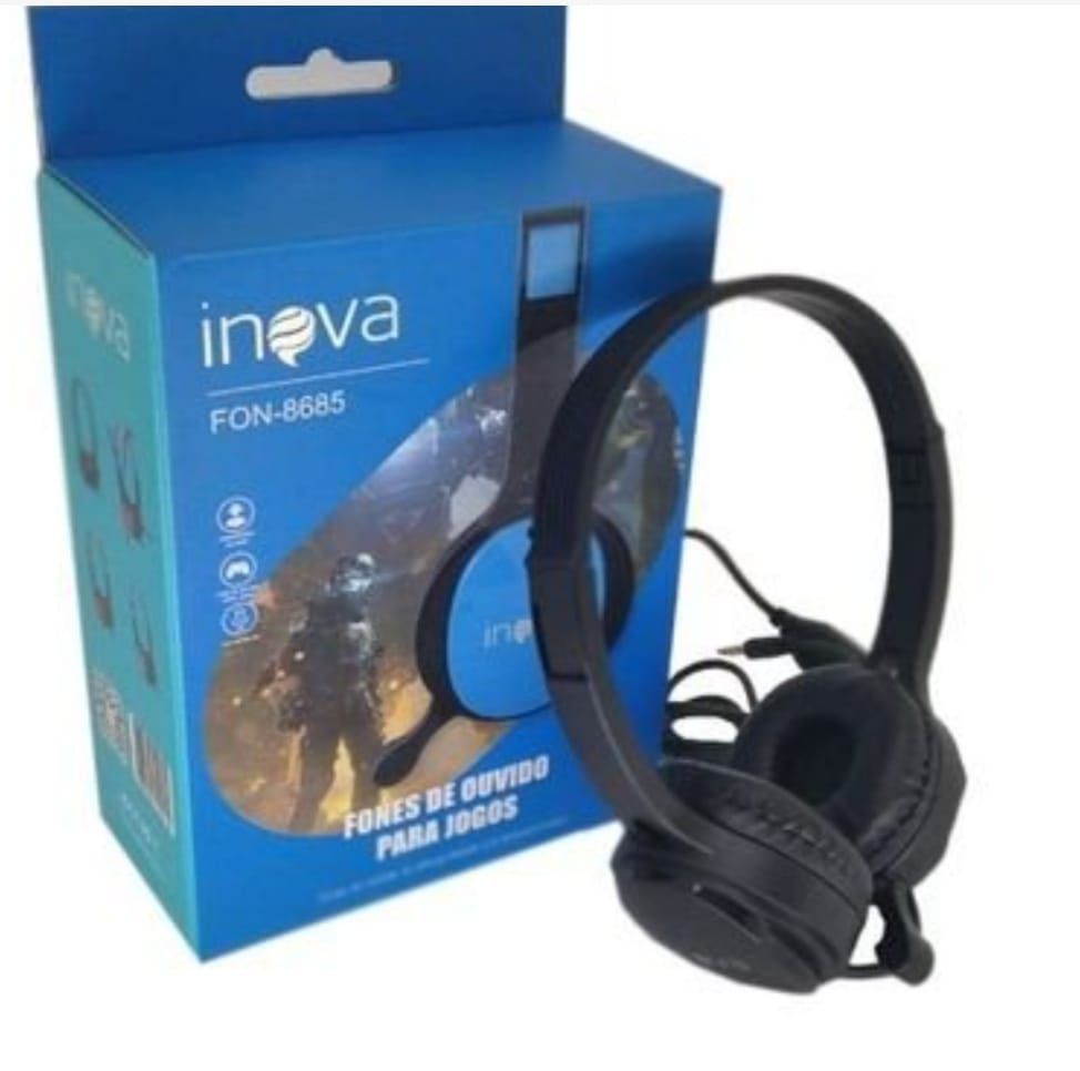 Fone de ouvido gamer com fio e microfone inova fon-8685 - CLICK ...