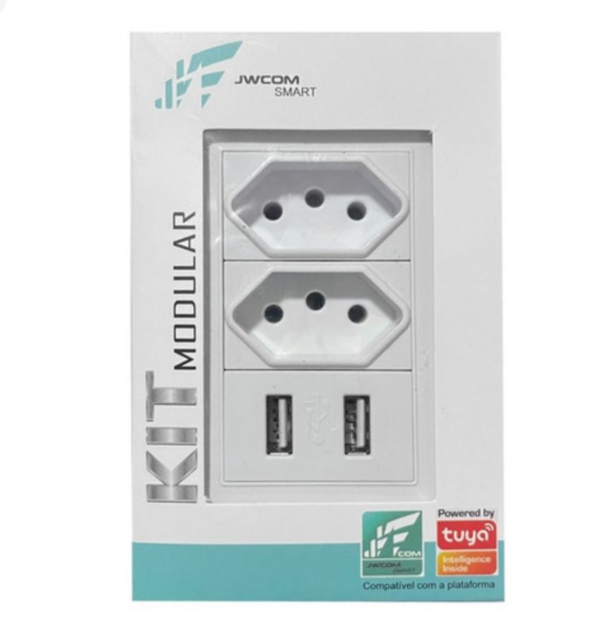 Tomada inteligente usb jwcom smart su-233 - CLICK IMPORTADOS ELETRONICOS