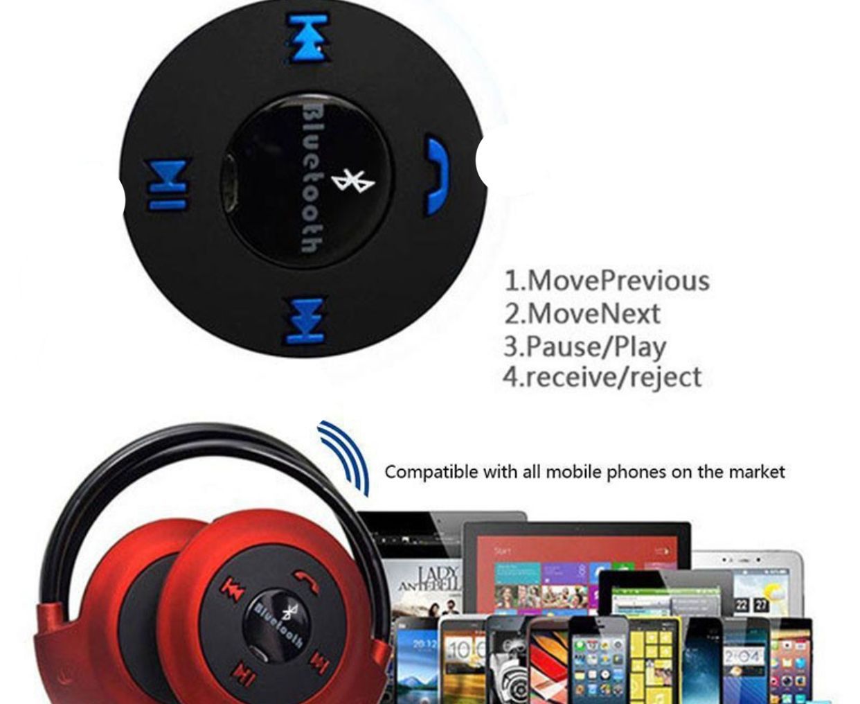 Fone de ouvido bluetooth mini-503 tf - CLICK IMPORTADOS ELETRONICOS
