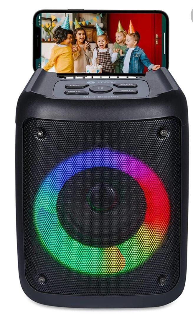 Caixa de som bluetooth wireless speaker rgb 3" kts-1576 - CLICK IMPORTADOS ELETRONICOS