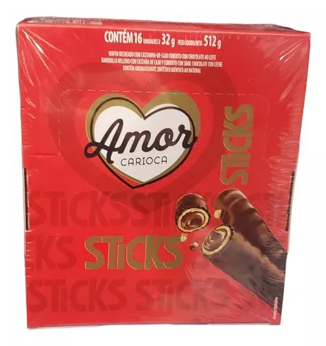 Chocolate Bib’s Sticks Amor Carioca Neugebauer - Avanci Brasil