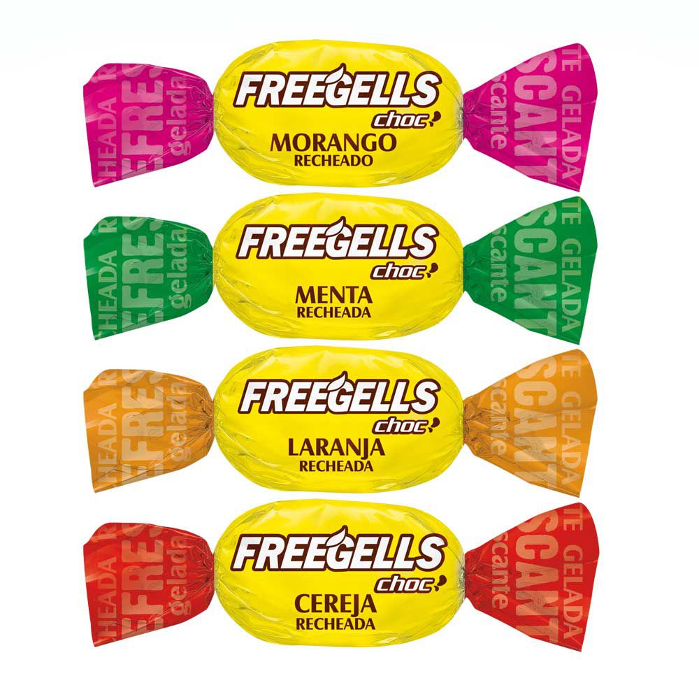 Bala Freegells Sortida 475g com Chocolate - Avanci Brasil ...