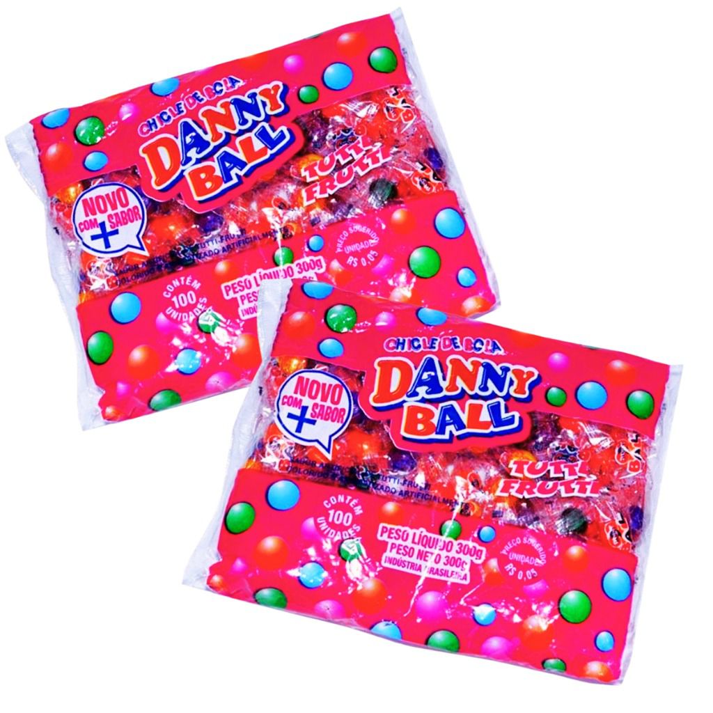 Chiclete Danny Ball 300g C/100un - Avanci Brasil