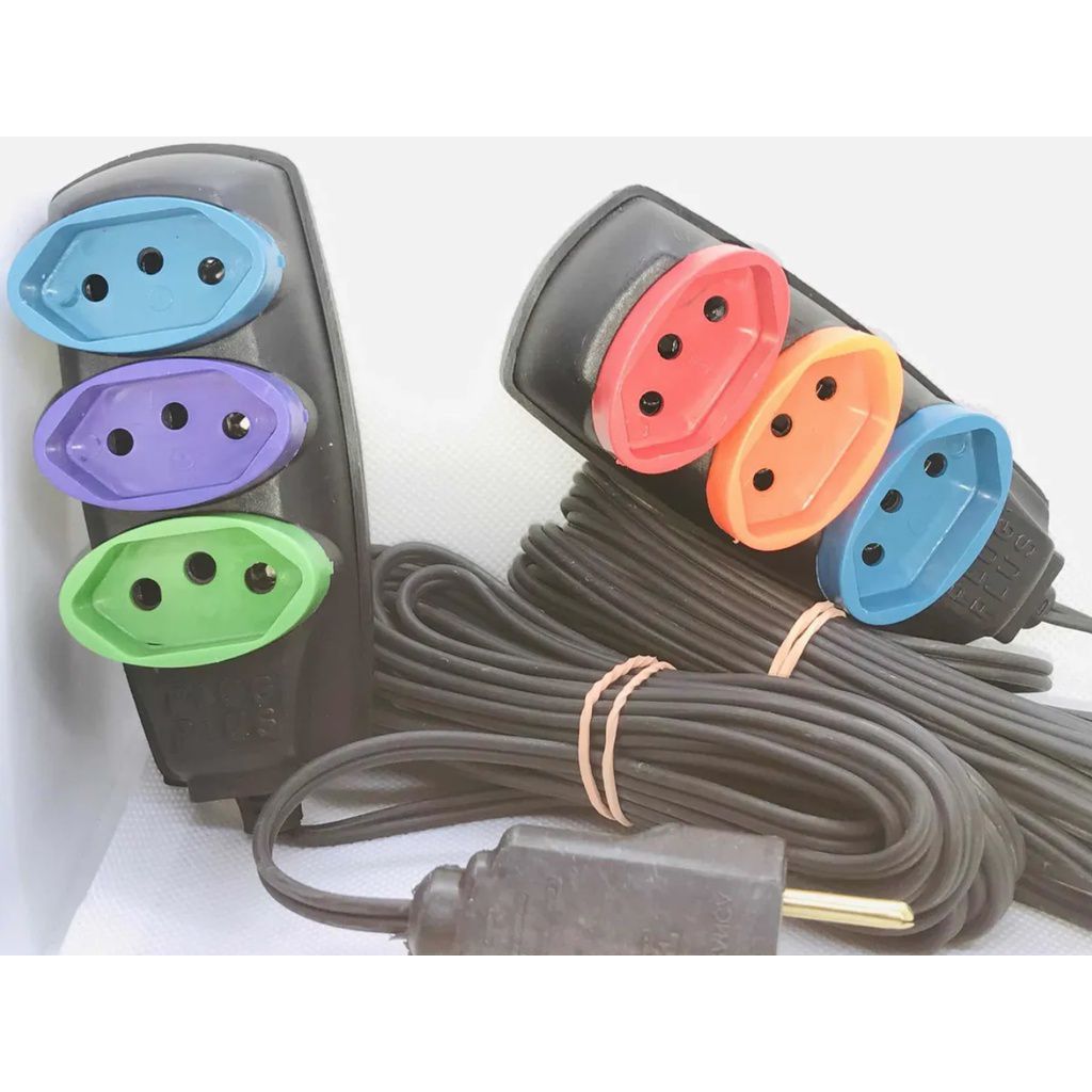 Extensão Elétrica 3 Metros Plug Plus | Avanci Brasil - Avanci Brasil ...