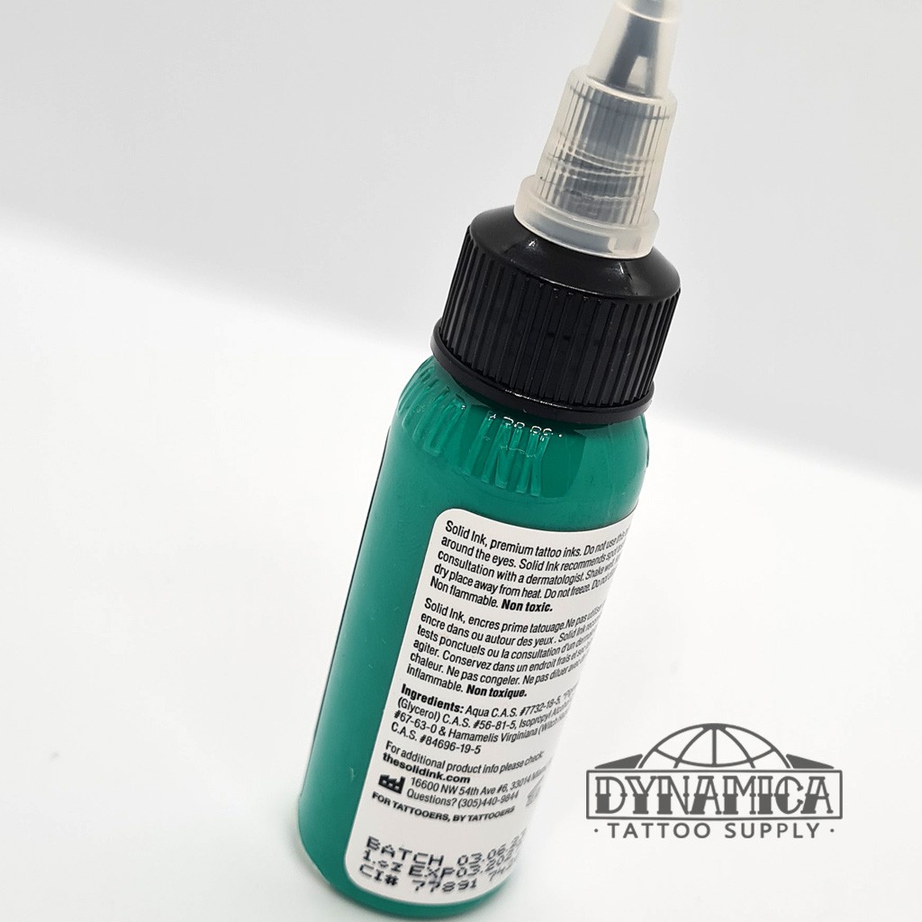 Solid Ink " Dragon " Verde - 30ml - Dynamica Tattoo Supply