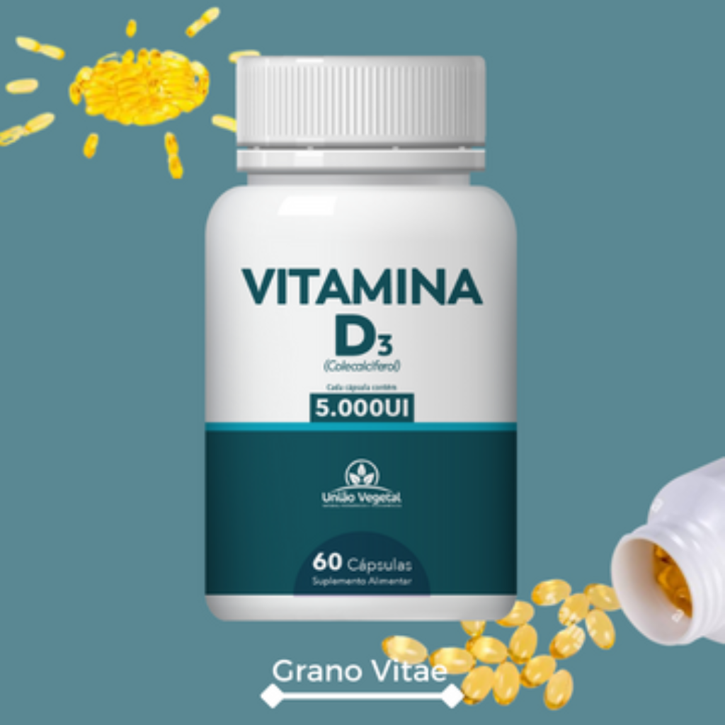 Vitamina D3 5000UI 60 cápsulas - Mundo Naturais |Produtos Naturais de ...