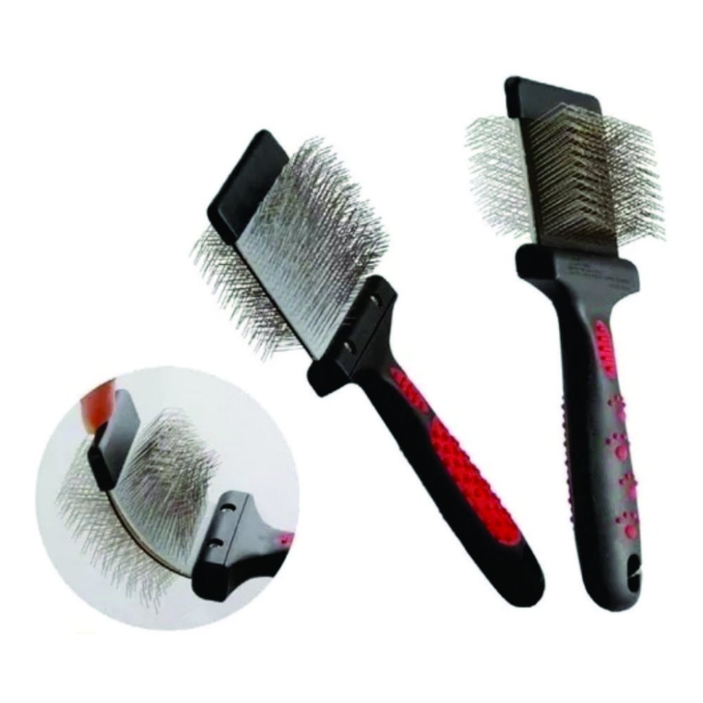 Rasqueadeira Flexível Dupla Tchuska - Pinos Macios - Uau, é Tchuska!