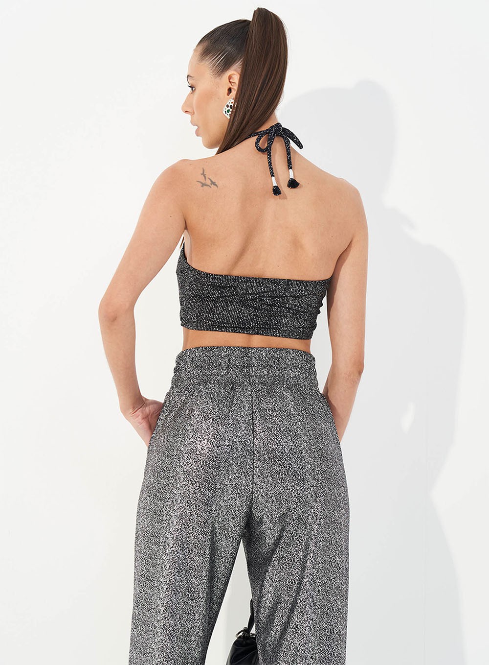 COLCCI TOP METALIZADO BLACK - MELEVALOGO