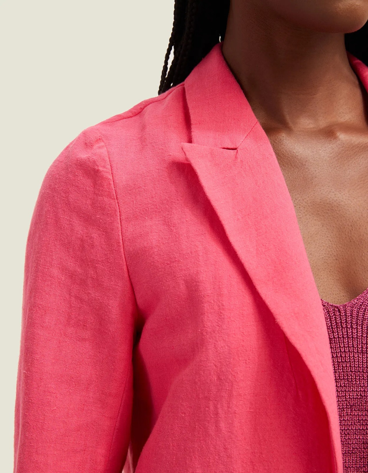 SHOULDER BLAZER ROSA - MELEVALOGO