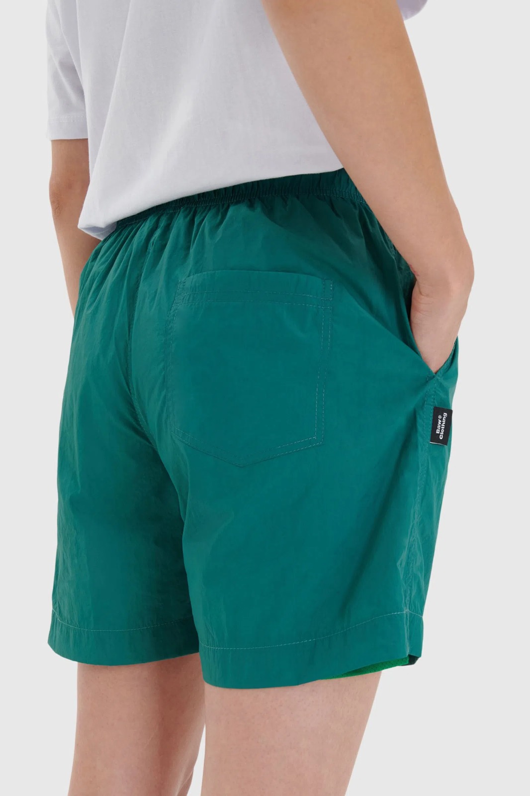 BAW BEACH SHORTS VERDE - MELEVALOGO