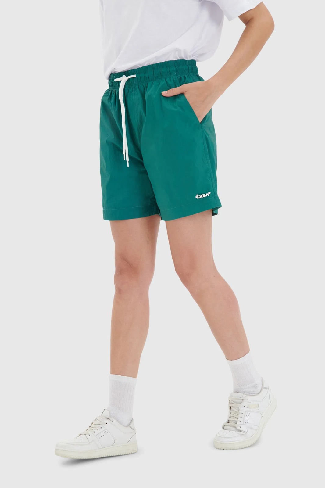 BAW BEACH SHORTS VERDE - MELEVALOGO