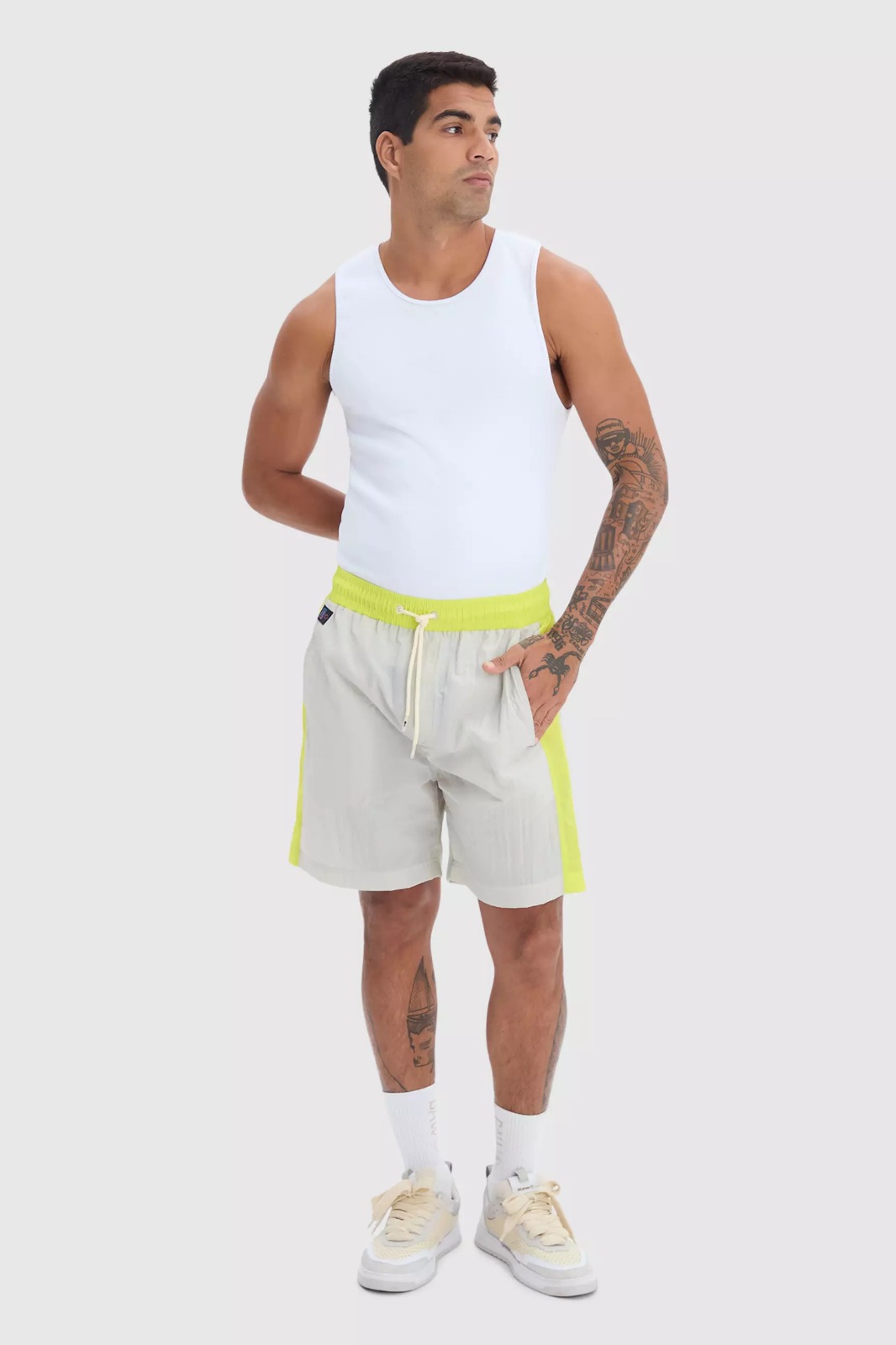 BAW POOL SHORTS BAW X SMILEY - MELEVALOGO