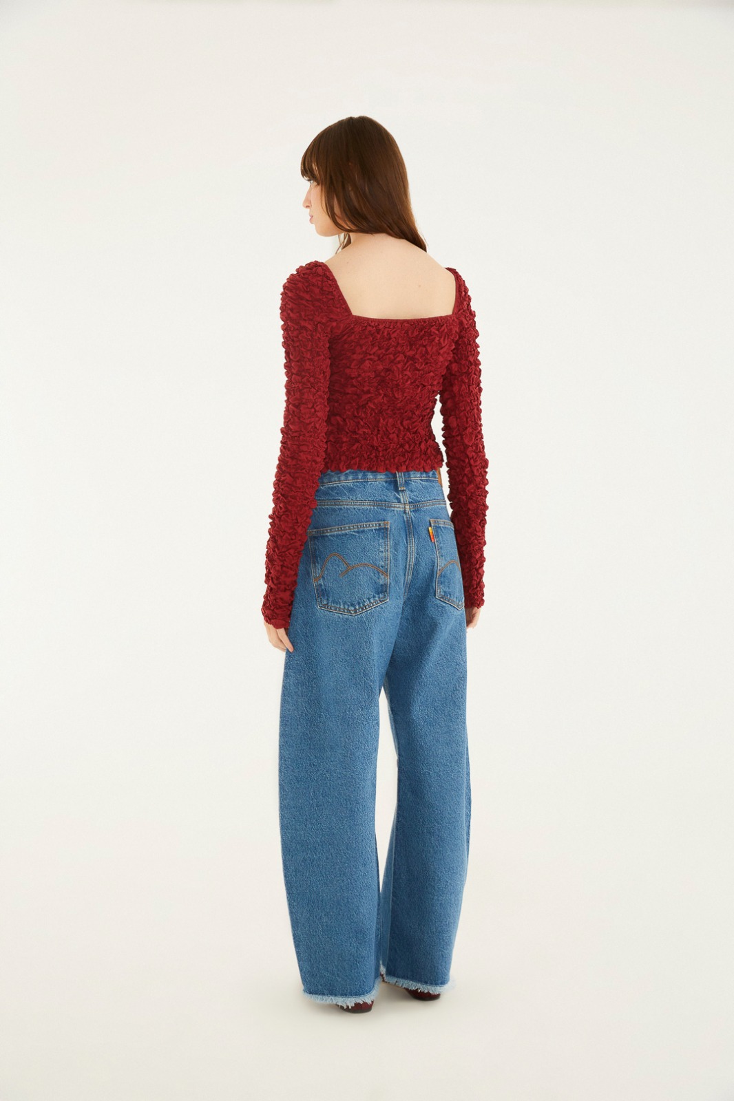 FARM CALCA JEANS BARREL - MELEVALOGO