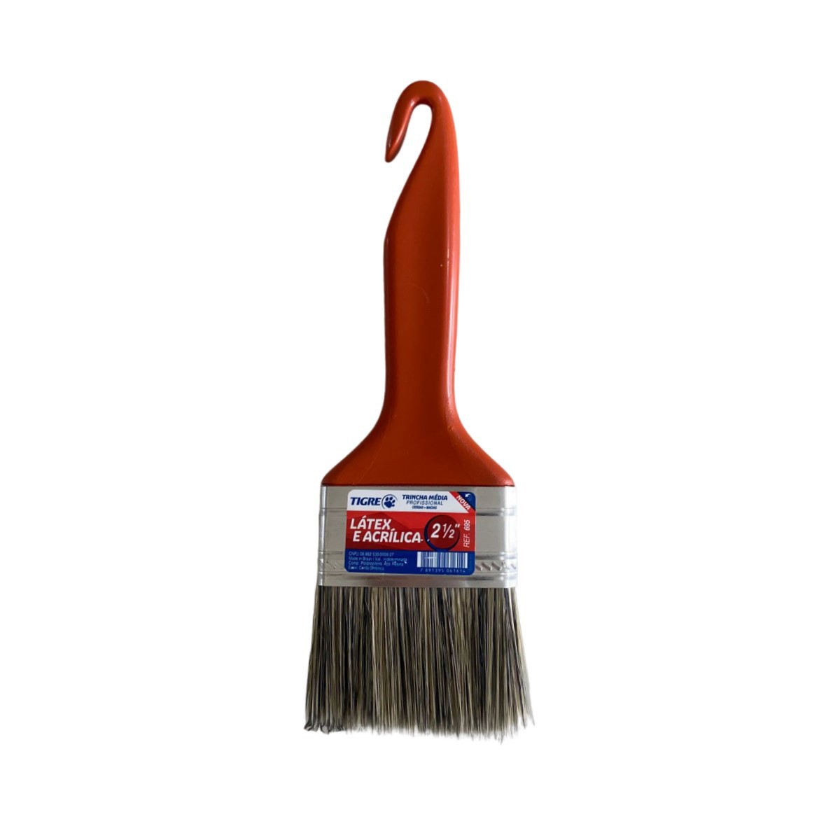 Kit 4 Trincha Pincel P/ Pintura Látex Acrílica 2.1/2'' Tigre - BARADEL ...