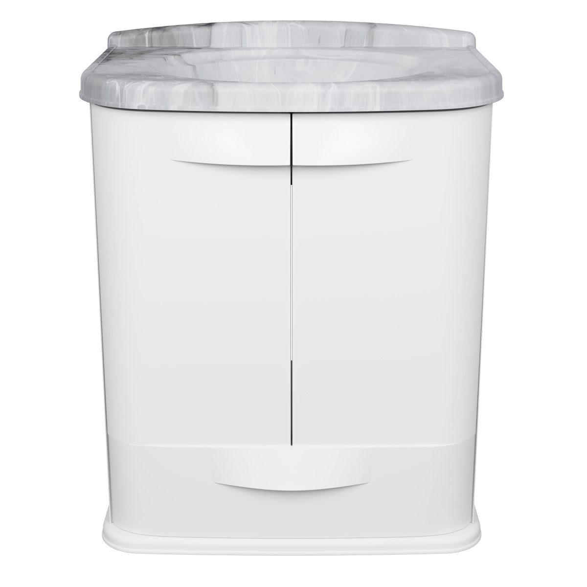 Kit Gabinete e Pia em PVC P/ Banheiro Gabfit Mármore Astra - BARADEL ...