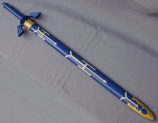 Espada The Legend of Zelda Azul Master Sword - Réplica de Aço Inox ...