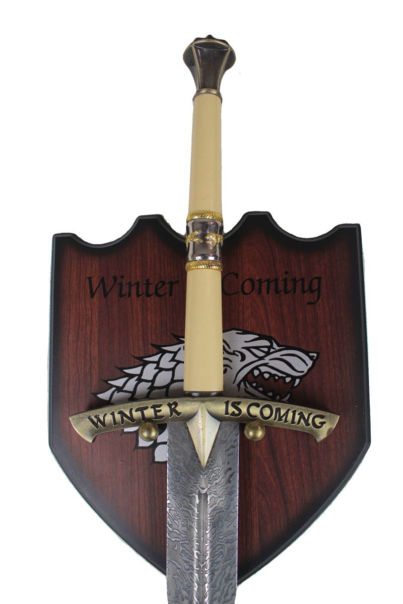 Espada Gelo Winter Is Coming Game Of Thrones Em Aço - Tenda Medieval