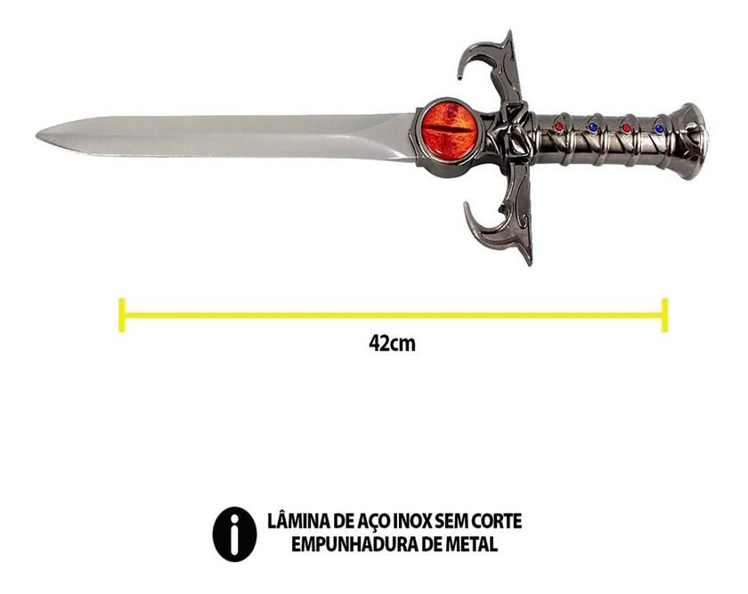 Mini Espada Justiceira Lion Thundercats - Com Base de Madeira 🗡️🦁 ...