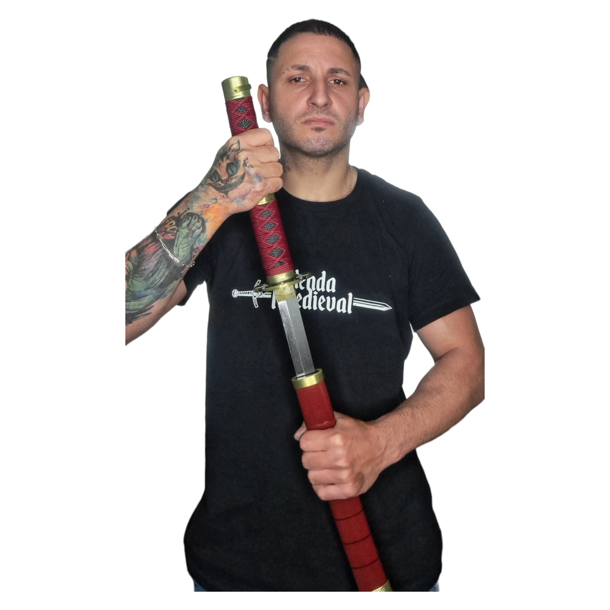 Katana Sandai Kitetsu Roronoa Zoro | Tenda Medieval - Tenda Medieval