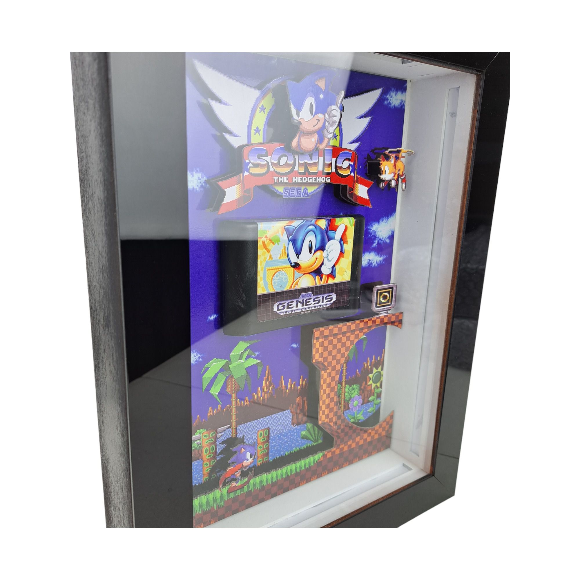 Quadro Decorativo Sonic The Hedgehog 3D 🌀🎮 - Tenda Medieval
