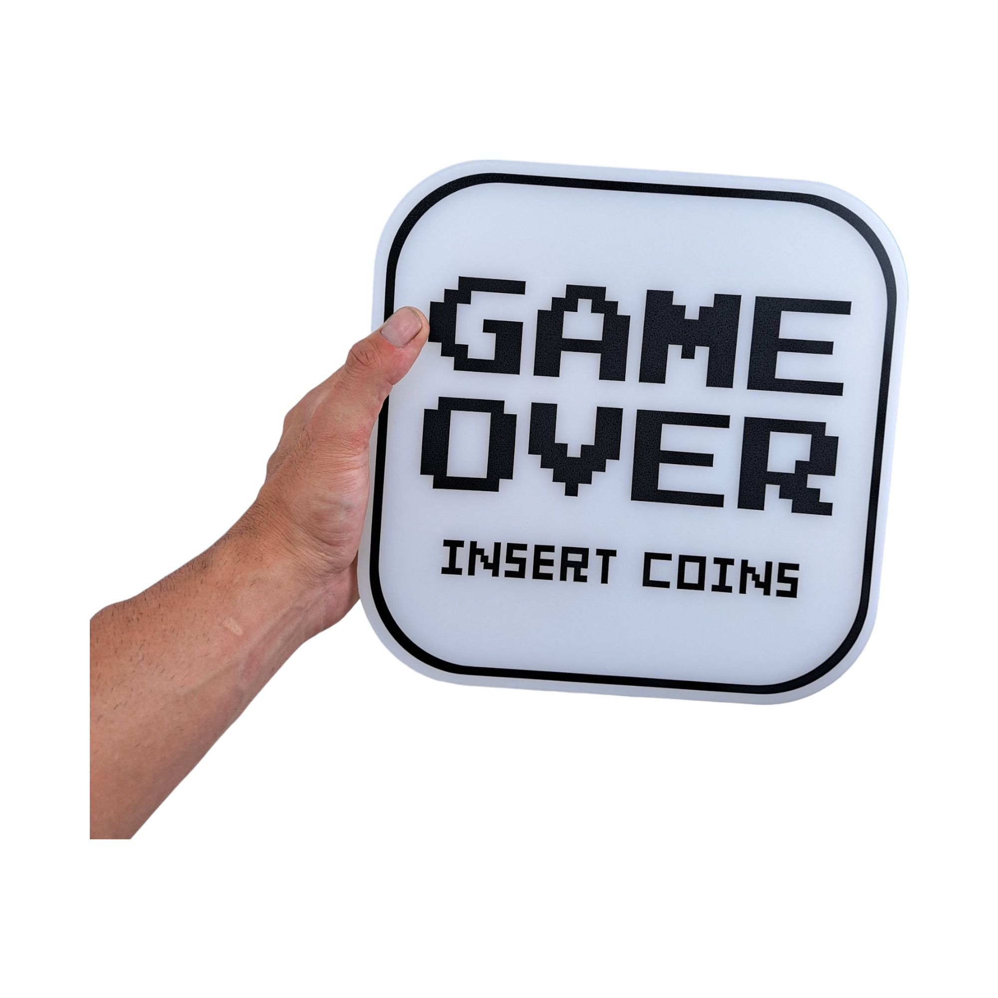 Luminária Box Game Over - Iluminação Estilo Gamer para Sua Casa 🎮💡 ...