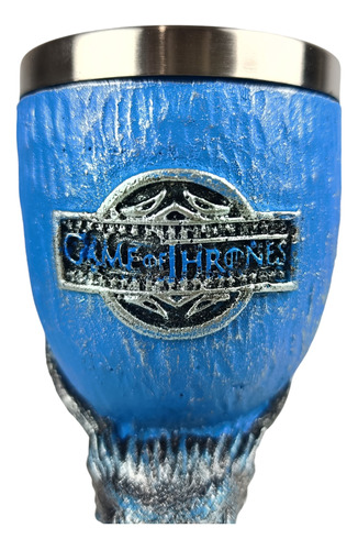 Taça Cálice Medieval Dragão Game Of Thrones - Aço Inox e Resina 180ml ...