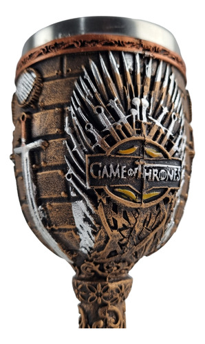 Taça Cálice Medieval Game Of Thrones Trono de Ferro ⚔️🛡️ - Tenda Medieval
