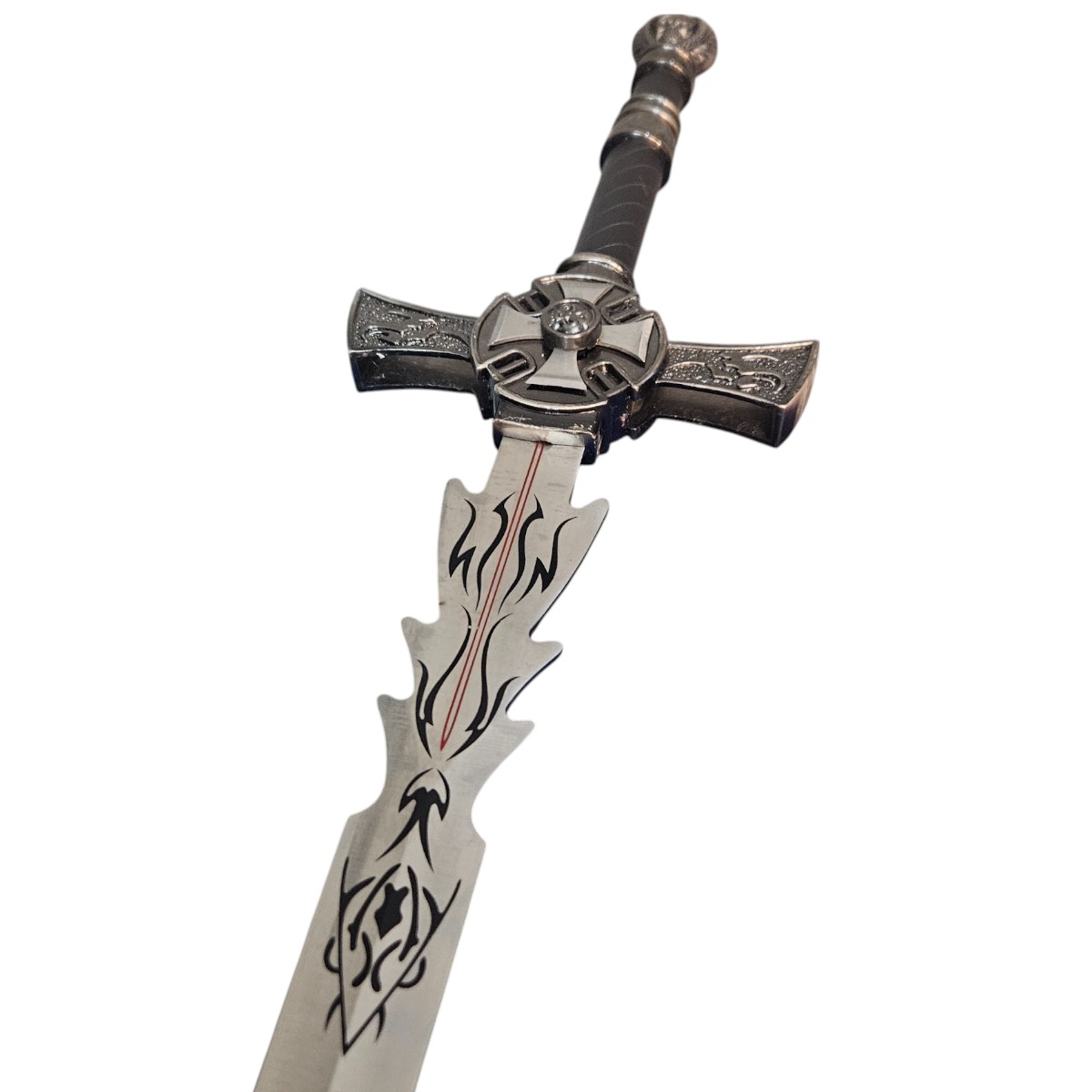 Espada Caveira Skull Cruz De Malta Em Aço - Tenda Medieval