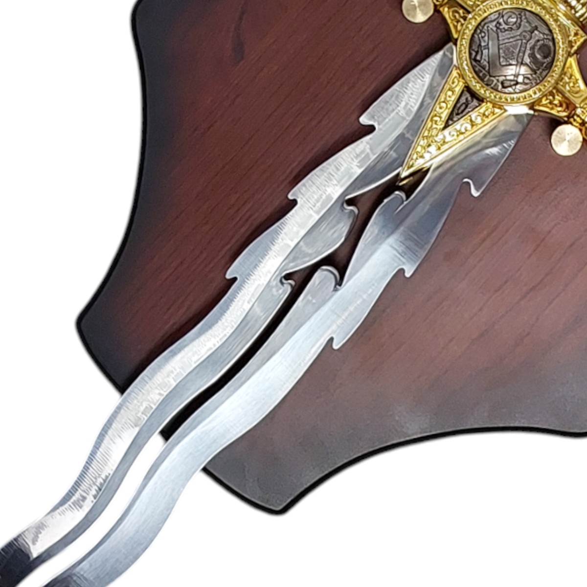 Espada Maçônica Flamígera Gran Mestre | Tenda Medieval - Tenda Medieval