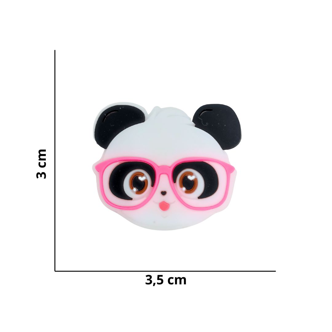 Aplique Emborrachado Cabeça Panda da Luluca - Brilhos e Artes - Fitas e ...