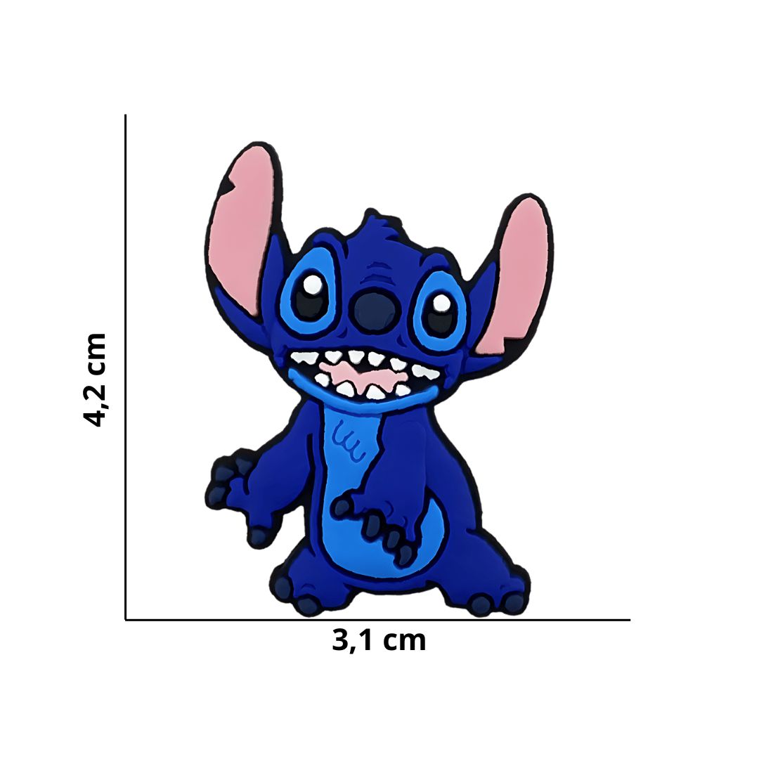 Aplique Emborrachado Personagem Stitch Sorrindo - Brilhos e Artes ...