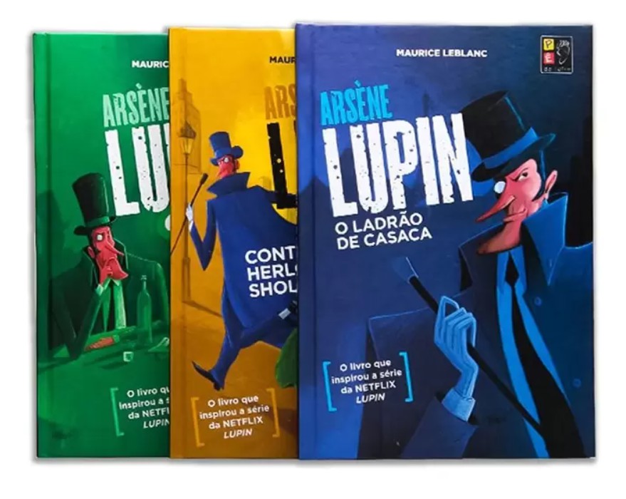 Box Lupin - Arsène Lupin Com 3 Livros - Aquarela Livros