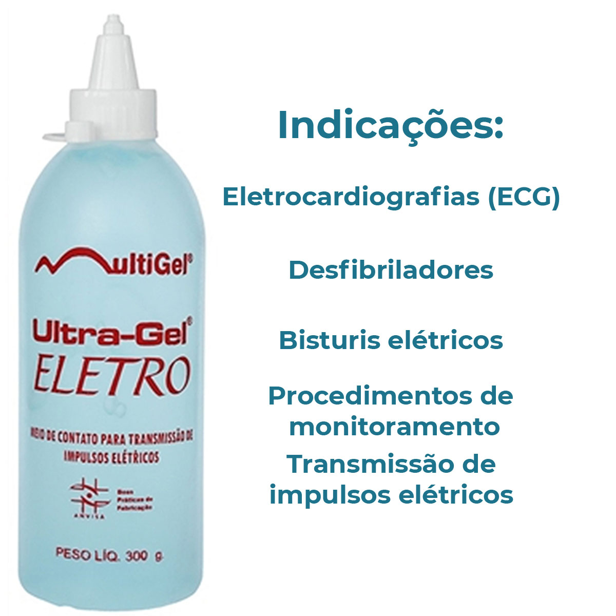 Gel para ECG Azul 300g Multigel - ACHealth