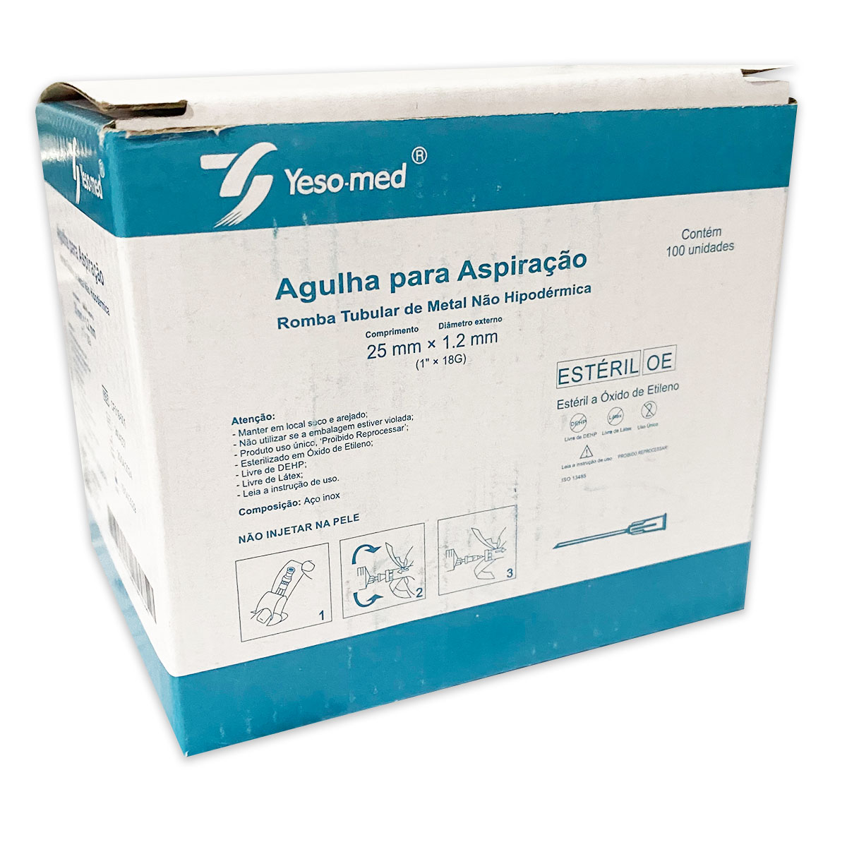 Agulha para Aspiração Ponta Romba YESO-MED - ACHealth