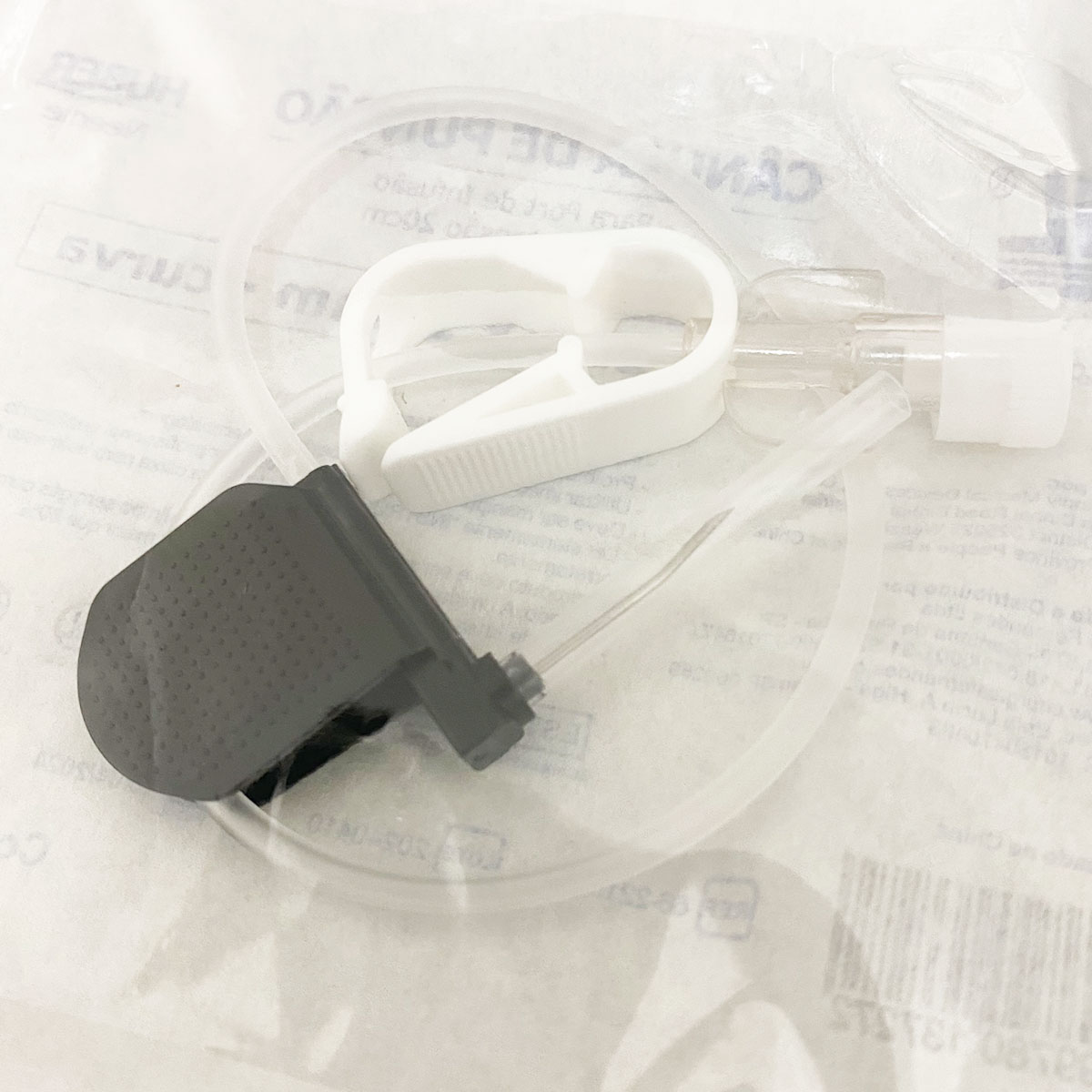 Cânula Huber Needle KDL 22G 15mm Extensão 20cm - ACHealth