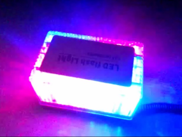 Giroflex Led Teto com Imã para Guarda Municipal GM GCM Vermelho azul ...